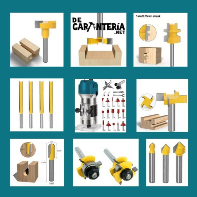 Router herramienta para carpintería, 3 funciones, 6 tipos y sus usos - Decarpinteria.net
